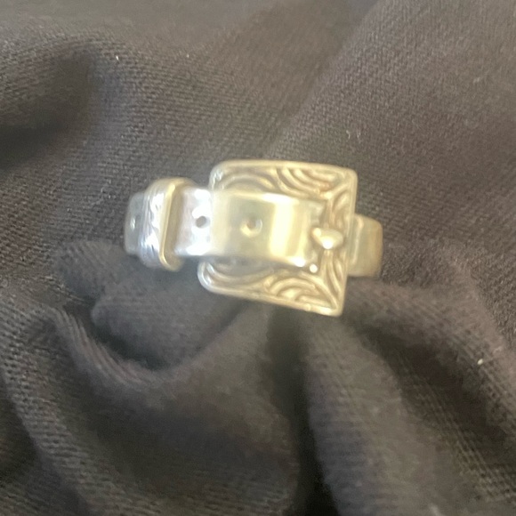Jewelry | Newsterling Silver Buckle Ring | Poshmark